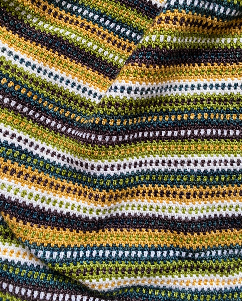 The deconstructed banana colored shawl – Cat Mad Crochet